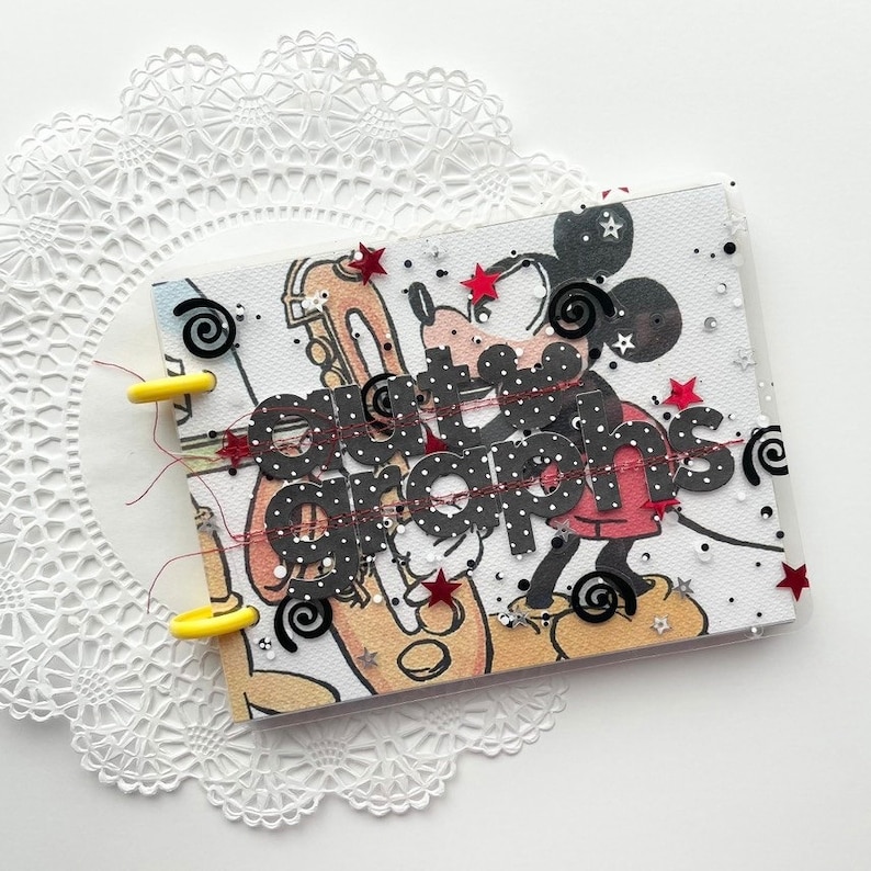 CUSTOMIZED Disney Autograph Book With Pictures, Personalized Mini Album ...