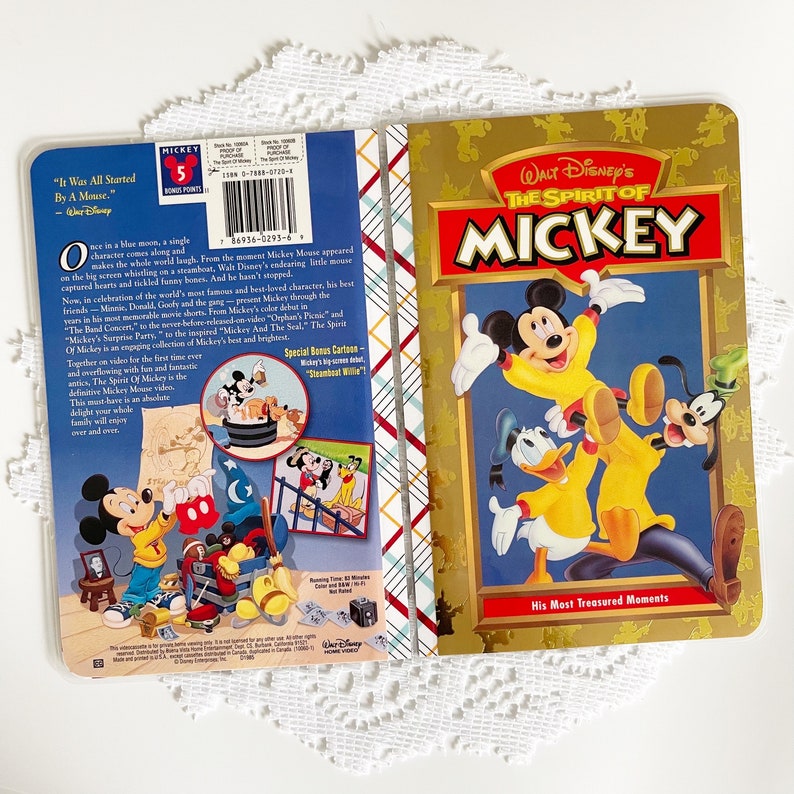 Vintage Disney VHS Cover Notebook, Journal, Sketchbook, Glue Book ...