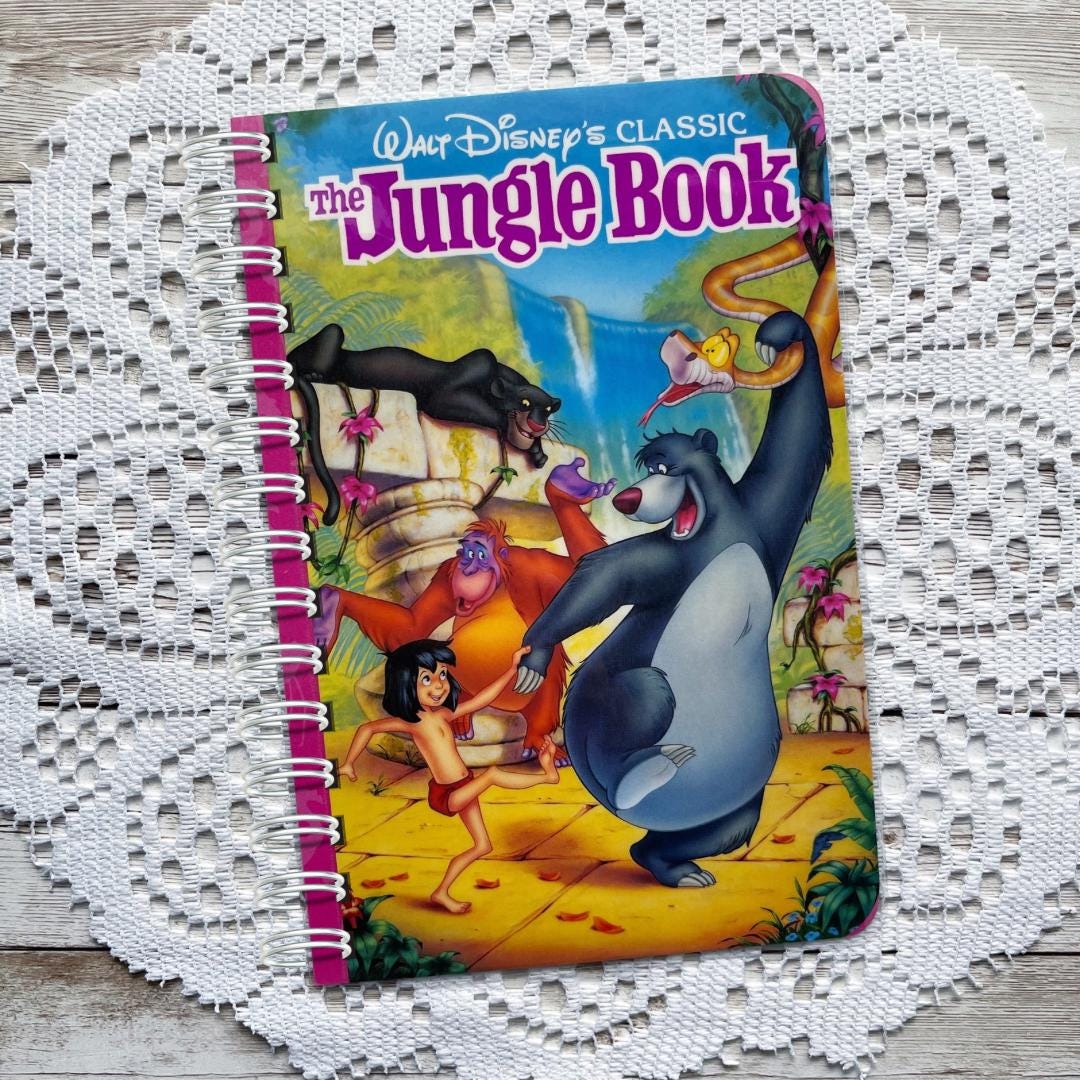 Vintage Disney VHS Cover Notebook, Journal, Sketchbook, Glue Book ...