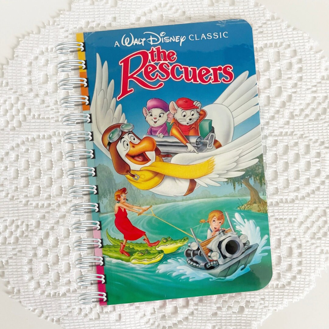 Vintage Disney VHS Cover Notebook, Journal, Sketchbook, Glue Book ...