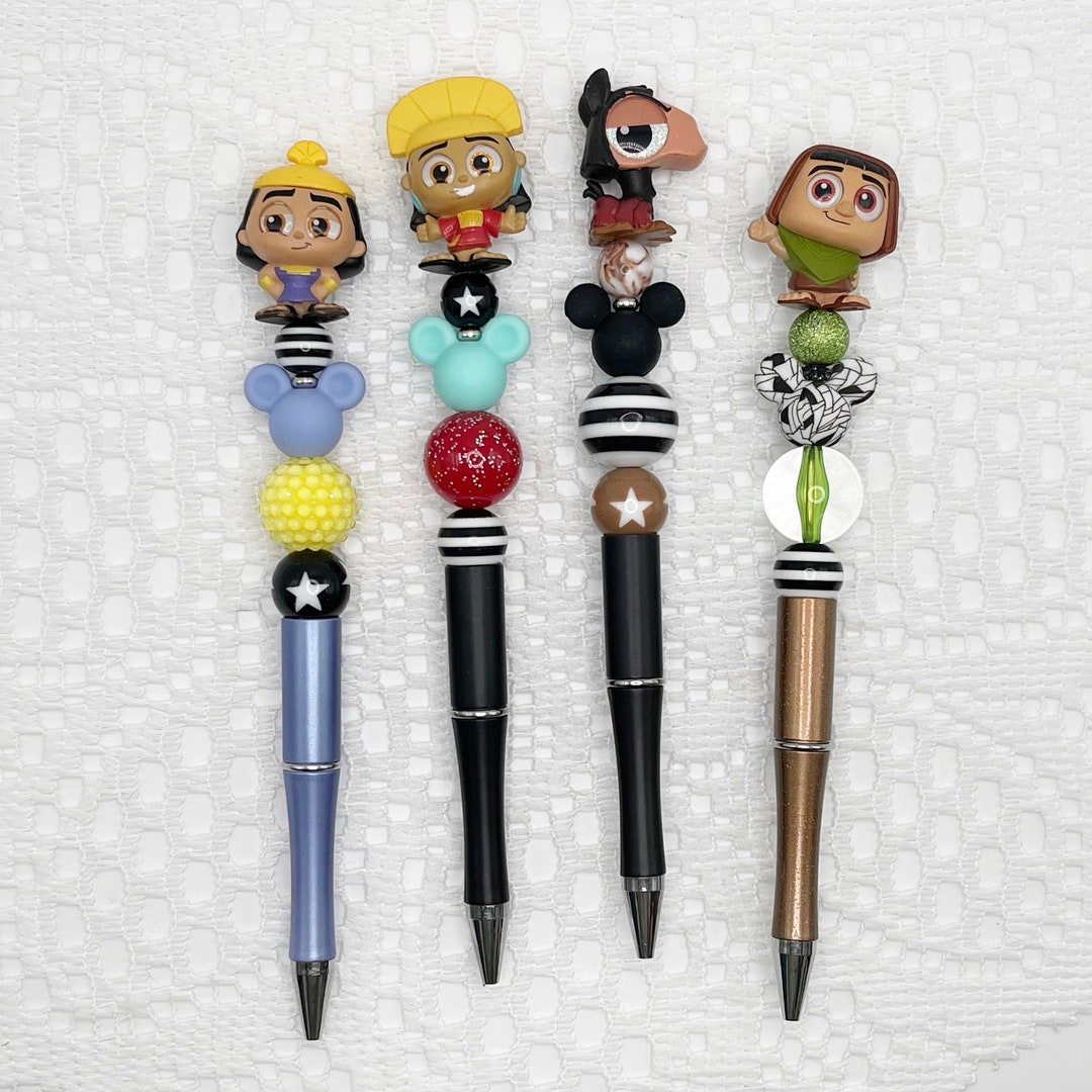 Emperors New Groove Inspired Autograph Pen, Beaded Ballpoint Pen With ...