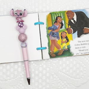 Lilo and Stitch Inspired Autograph Pen, Beaded Ballpoint Pen With ...