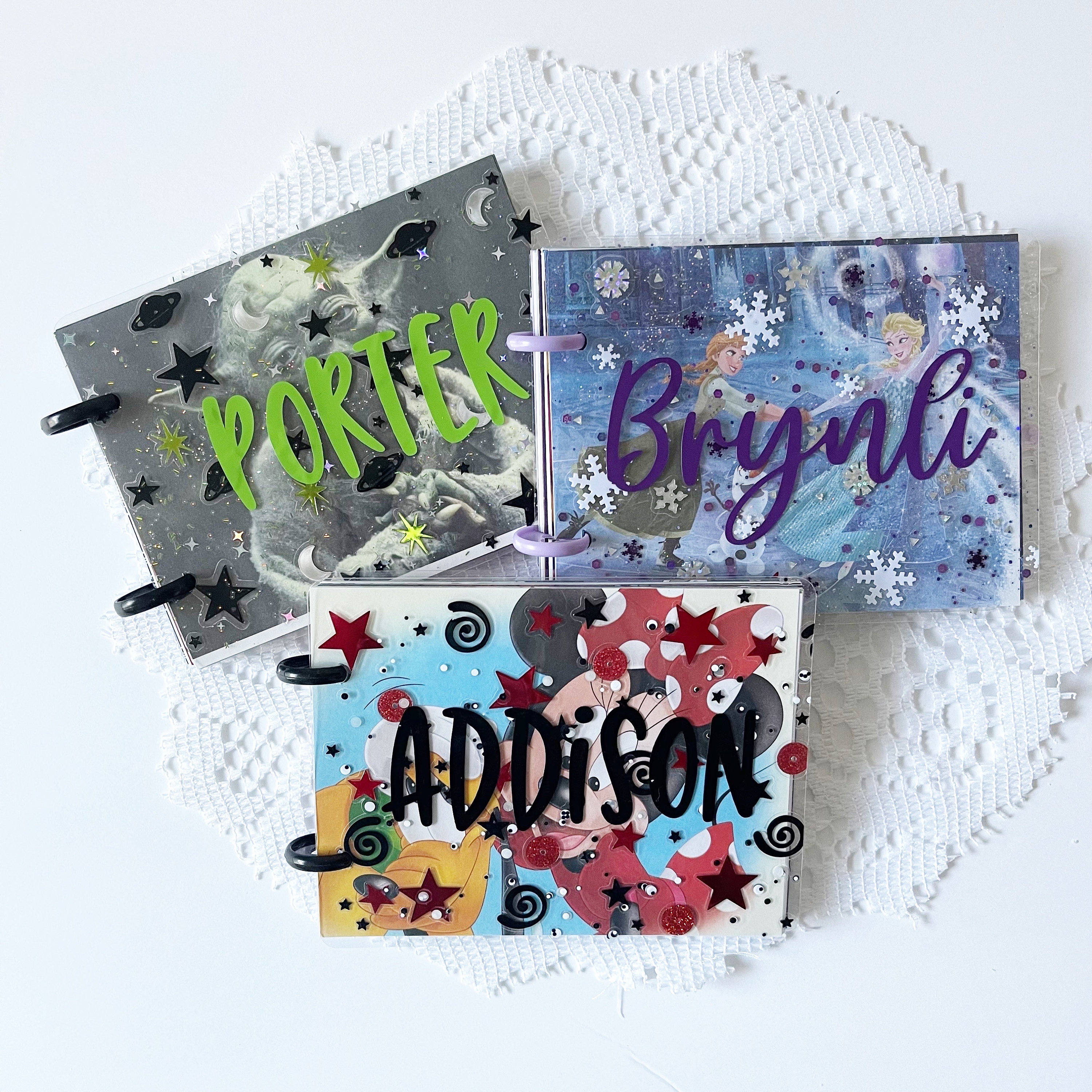 Personalized Disney Themed Autograph Book, Customized by Character ...