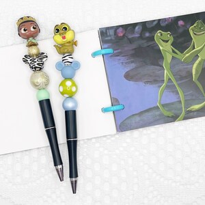 Princess and the Frog Inspired Autograph Pen, Beaded Ballpoint Pen With ...
