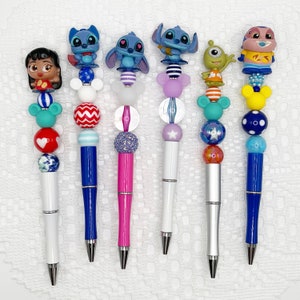 Lilo and Stitch Inspired Autograph Pen, Beaded Ballpoint Pen With ...