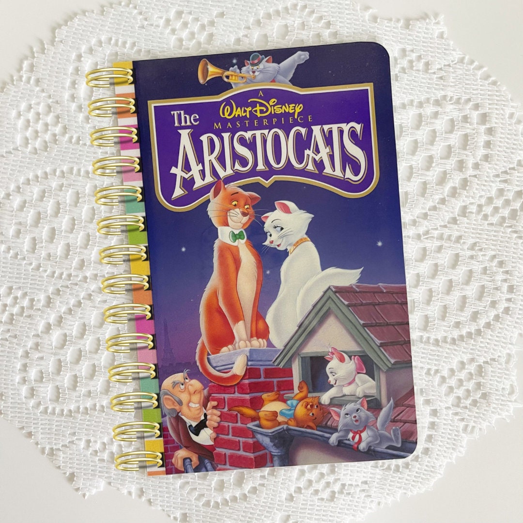 Vintage Disney VHS Cover Notebook, Journal, Sketchbook, Glue Book ...