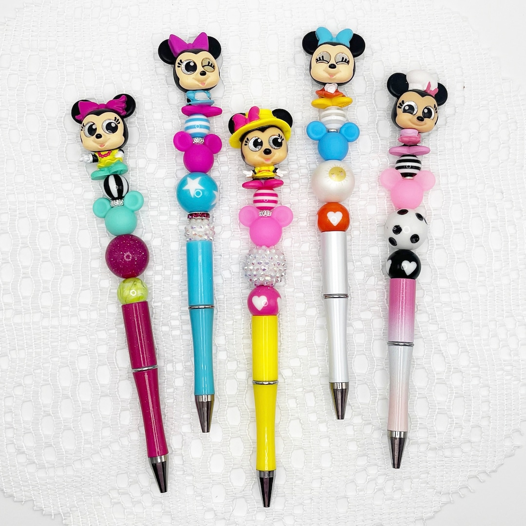 Minnie Mouse Autograph Pen Beaded Ballpoint Pen With Disney - Etsy