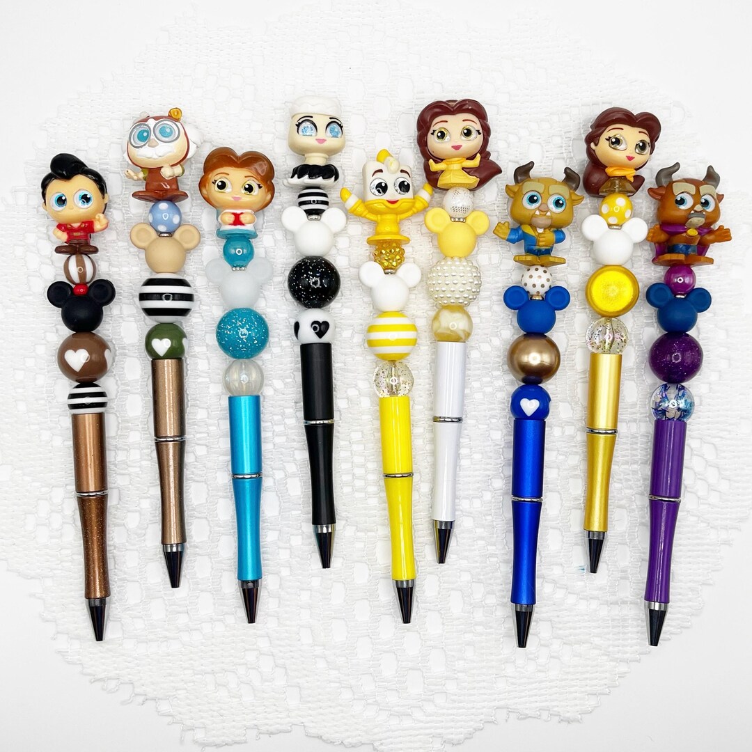 Beauty and the Beast Inspired Autograph Pen, Beaded Ballpoint Pen With ...