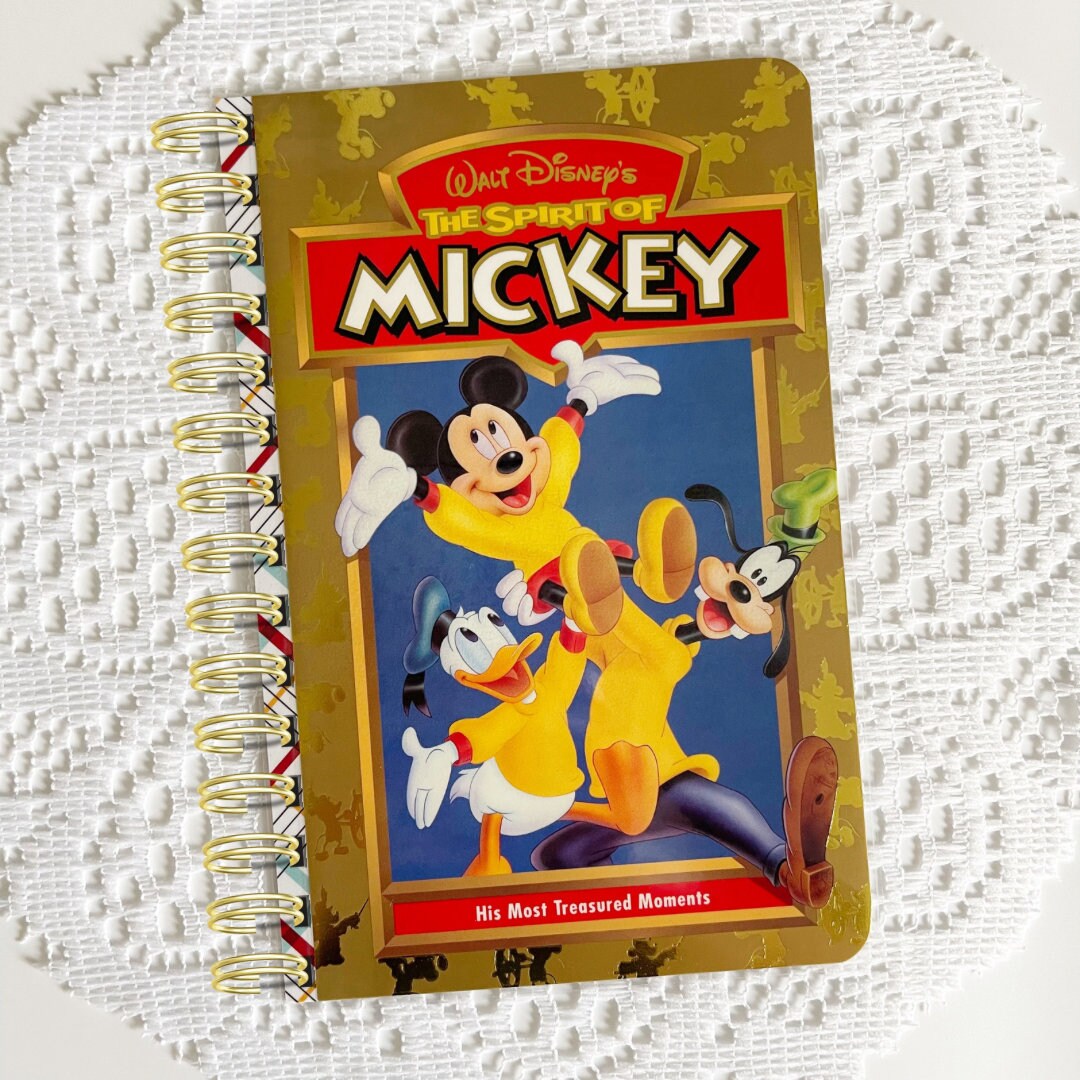 Vintage Disney VHS Cover Notebook, Journal, Sketchbook, Glue Book ...