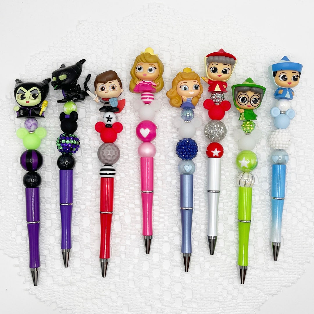 Sleeping Beauty Inspired Autograph Pen Beaded Ballpoint With - Etsy