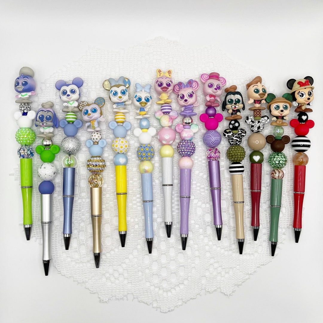 Mickey and Friends Disney Rides Inspired Autograph Pen, Beaded ...