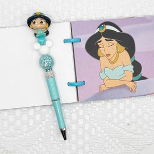Aladdin Inspired Autograph Pen, Beaded Ballpoint Pen With Disney ...