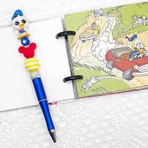 Mickey and Friends Autograph Pen Beaded Ballpoint Pen With - Etsy