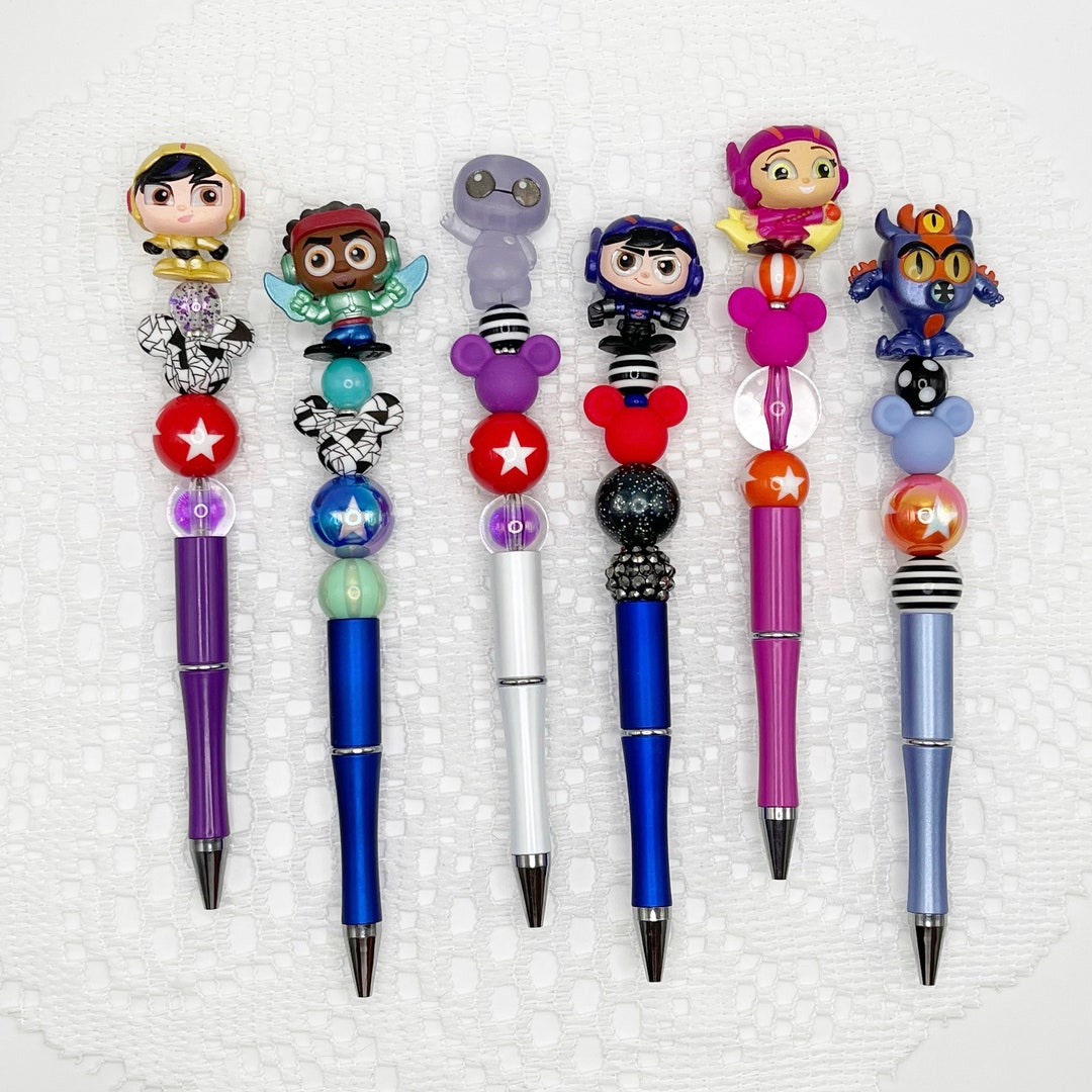 Big Hero 6 Inspired Autograph Pen, Beaded Ballpoint Pen With Disney ...
