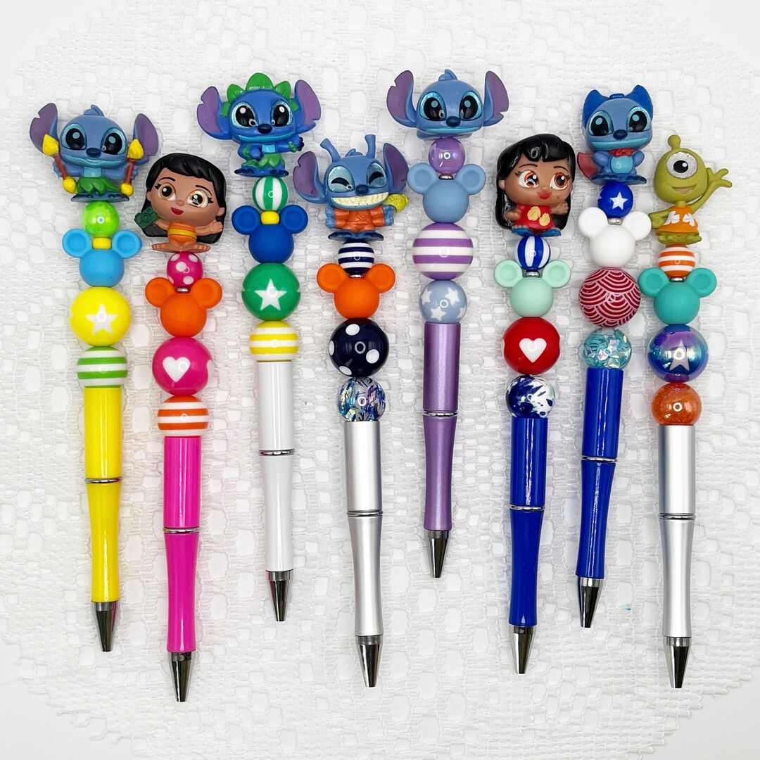 Lilo and Stitch Inspired Autograph Pen, Beaded Ballpoint Pen With ...