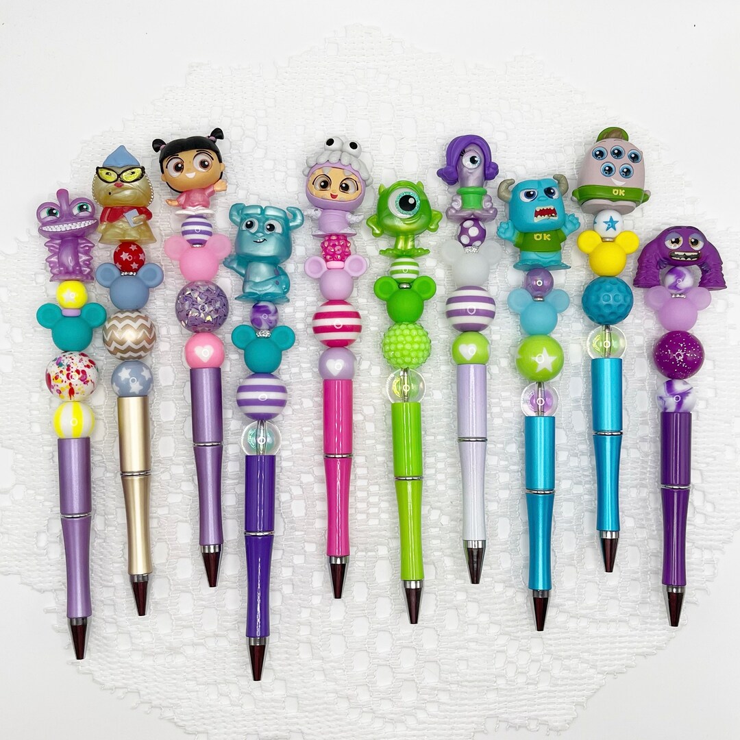 Monsters Inc. Inspired Autograph Pen, Beaded Ballpoint Pen With Disney ...