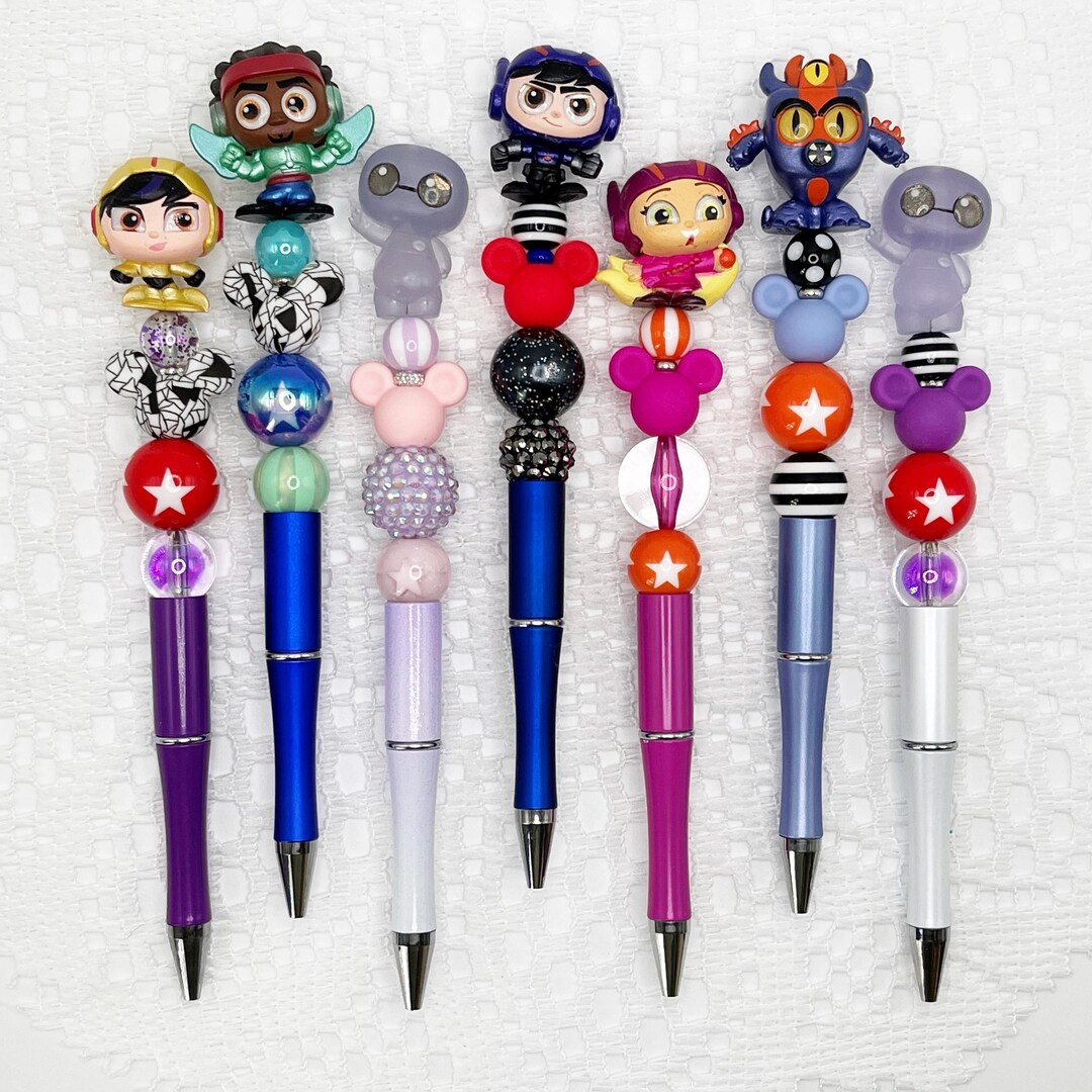 Big Hero 6 Inspired Autograph Pen, Beaded Ballpoint Pen With Disney ...