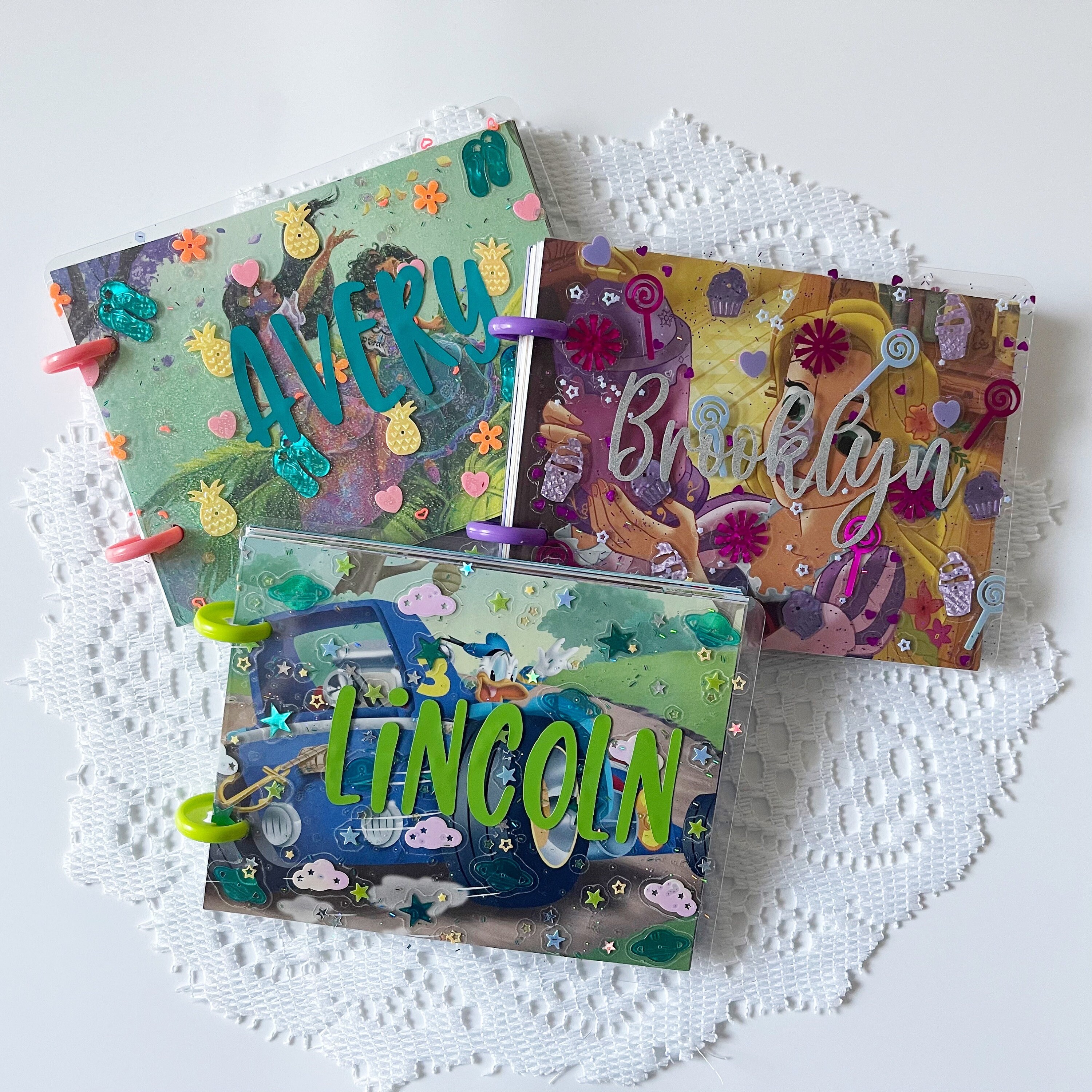 Personalized Disney Themed Autograph Book, Customized by Character ...