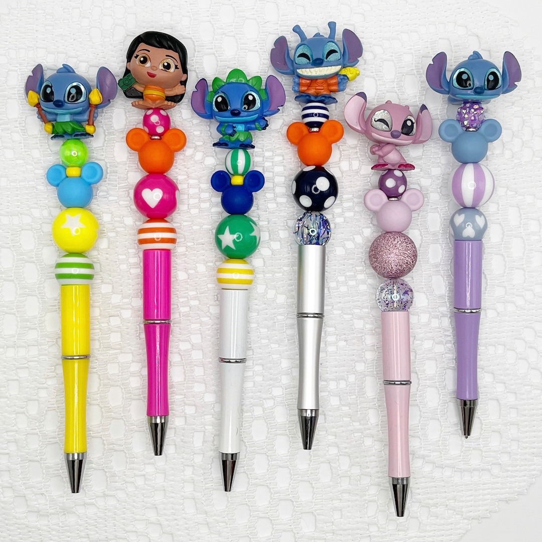 Lilo and Stitch Inspired Autograph Pen, Beaded Ballpoint Pen With ...