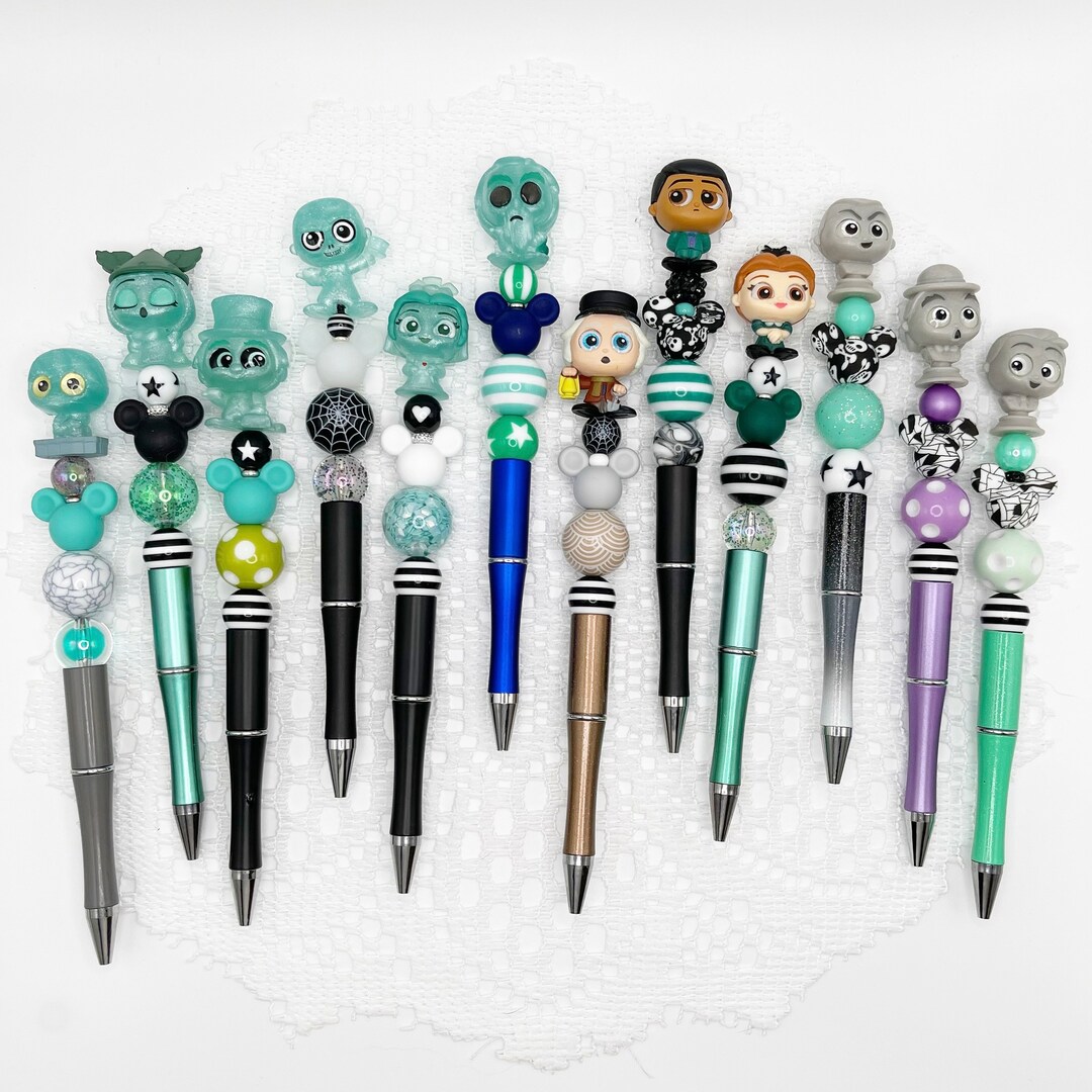 CLEARANCE: Haunted Mansion Inspired Autograph Pen, Beaded Ballpoint Pen ...