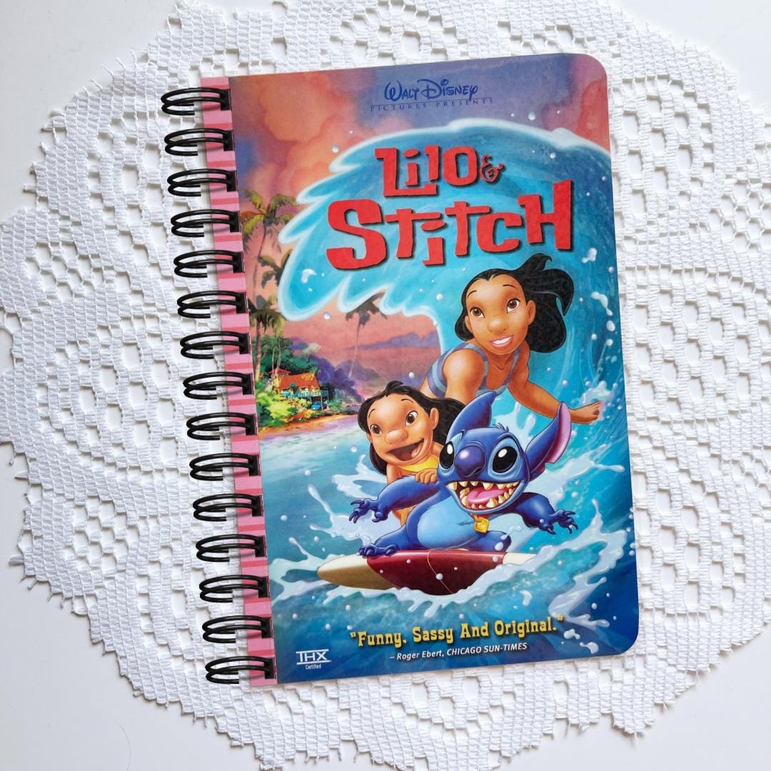 Vintage Disney VHS Cover Notebook, Journal, Sketchbook, Glue Book ...