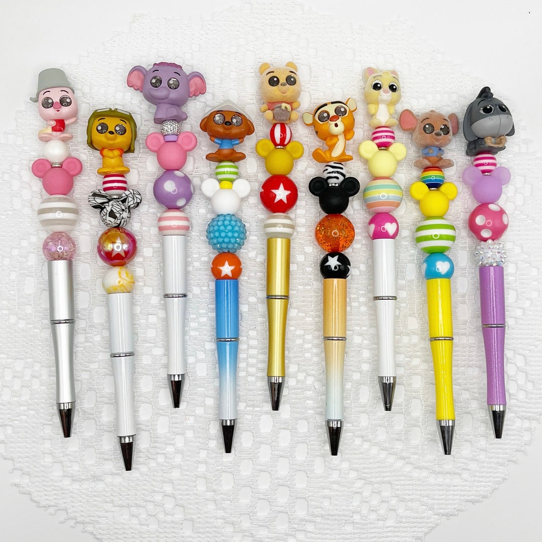 Winnie the Pooh Inspired Beaded Ballpoint Pen With Disney Doorable ...