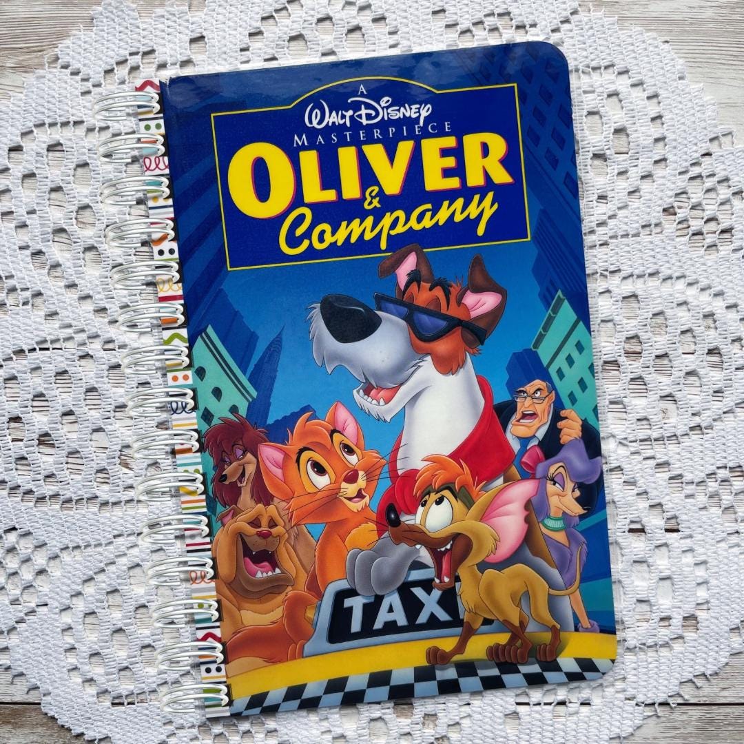 Vintage Disney VHS Cover Notebook, Journal, Sketchbook, Glue Book ...