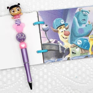Monsters Inc. Inspired Autograph Pen, Beaded Ballpoint Pen With Disney ...