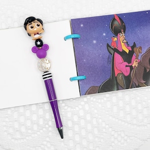 Aladdin Inspired Autograph Pen, Beaded Ballpoint Pen With Disney ...