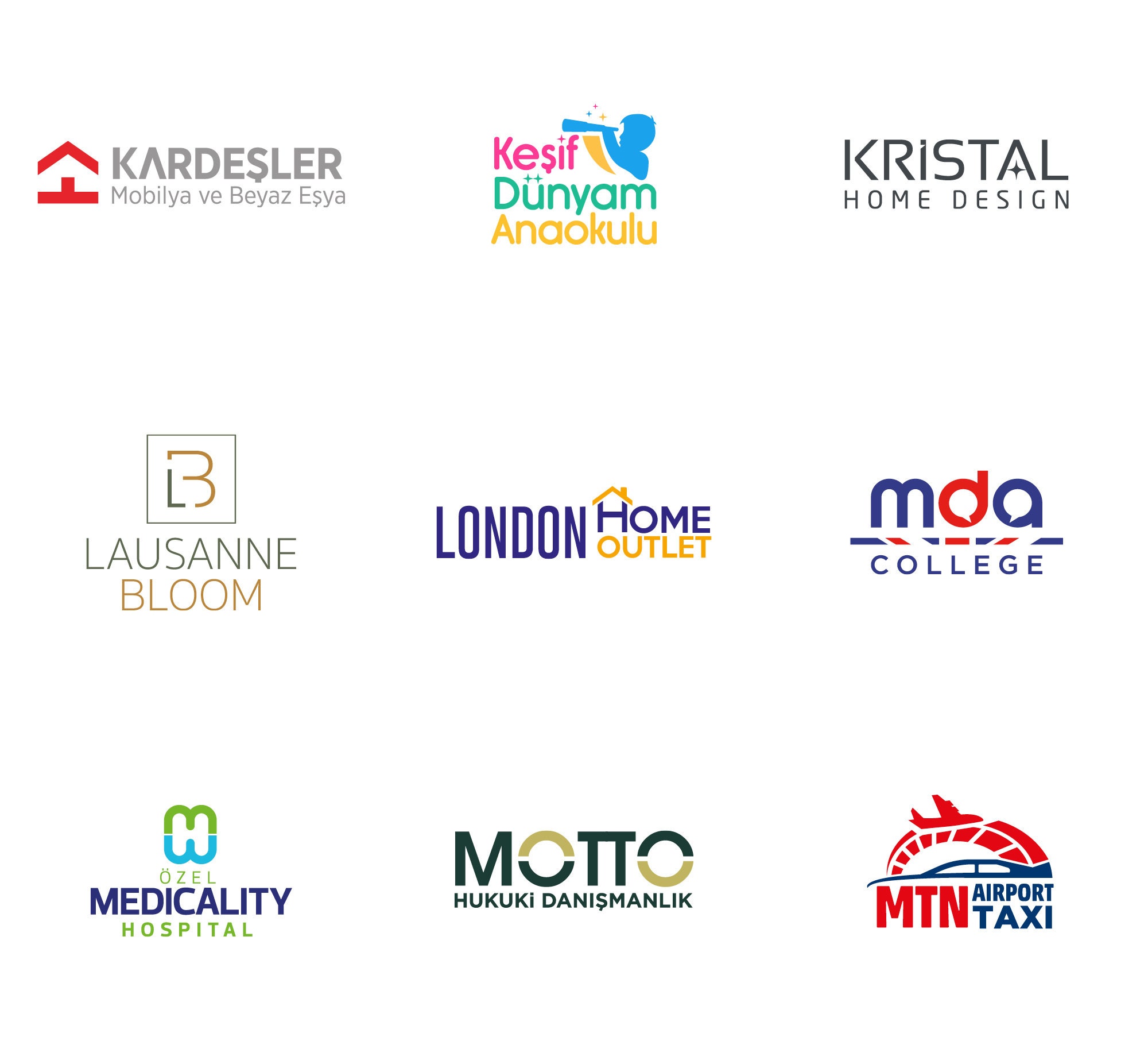 4 Different Logo Design, I Will Create Custom Logo Design, Boutique ...