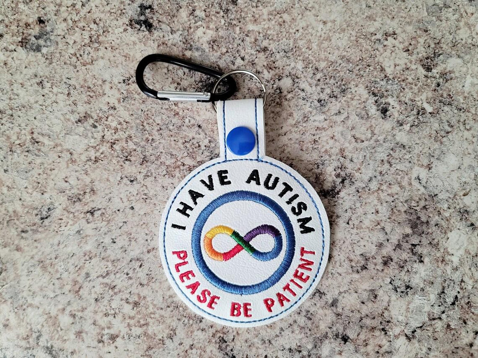 Autism Awareness, Autism Keychain, Autism Alert Tag for Backpack ...