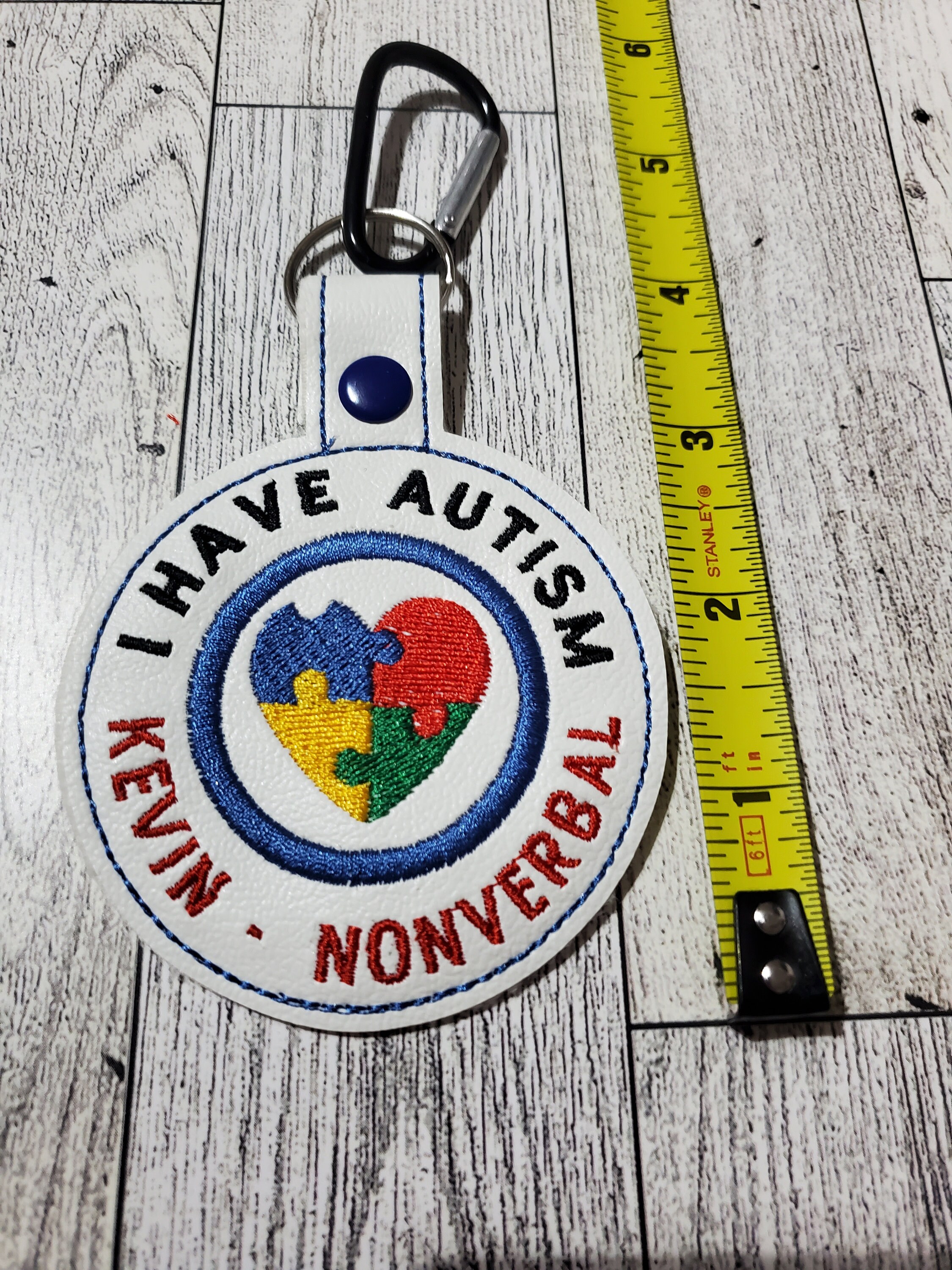 Autism Awareness Autism Bag Tag Autism Alert for Backpack - Etsy