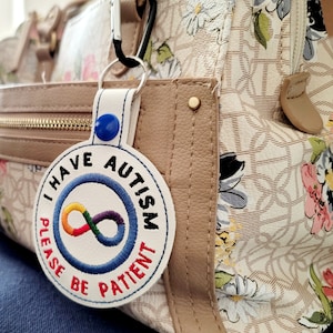 Please Be Patient I Have Autism Tag, Autism Tag for Backpack, Autism ...