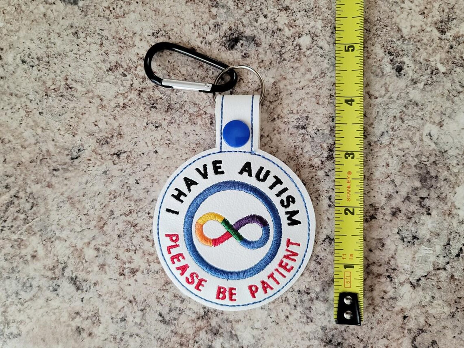 Autism Awareness, Autism Keychain, Autism Alert Tag for Backpack ...