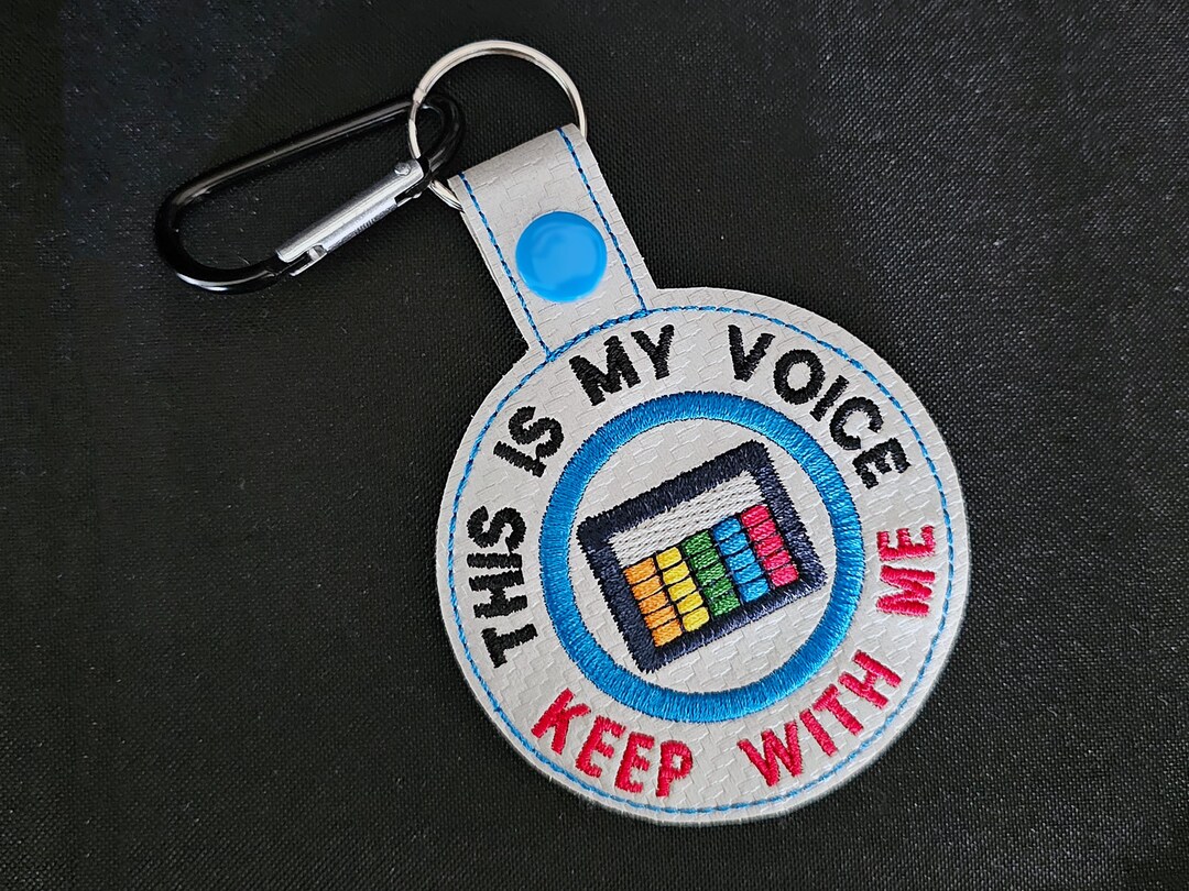 Aac Tablet Keychain Tag for Slp Gift, Personalized Communication Device ...