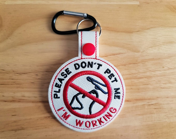 Cute Working Bear Do Not Touch Patch Tab - Etsy