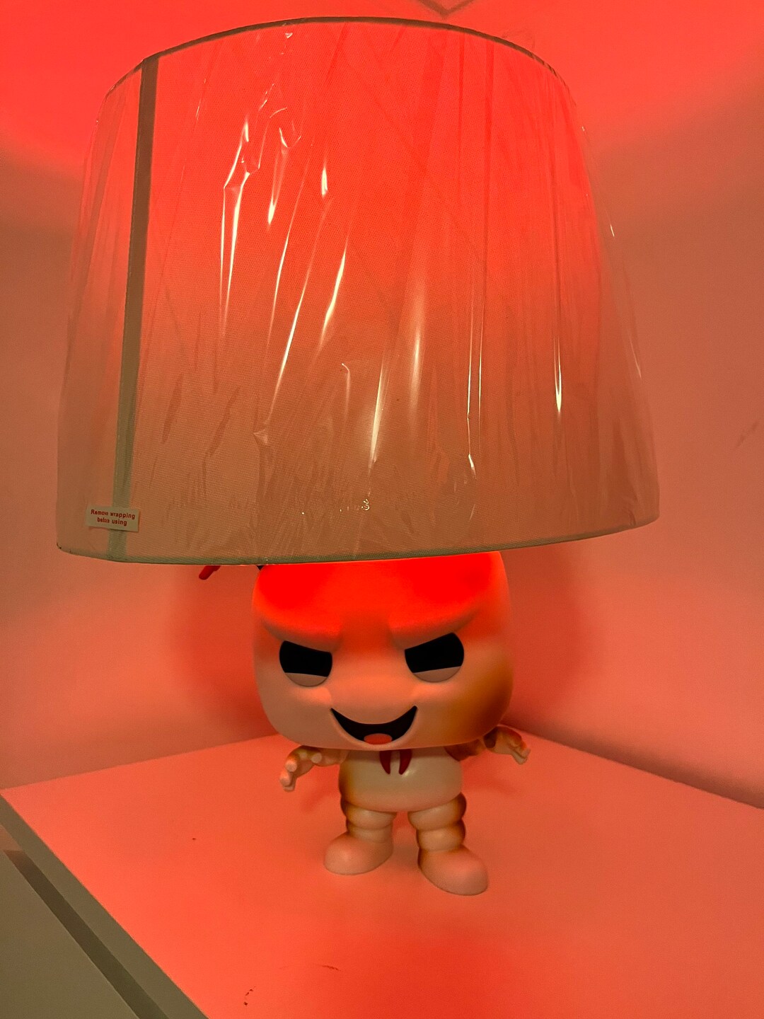 Funko Custom Lamp Jumbo Ghostbusters Stay Puft 10in Pop Lamp. - Etsy
