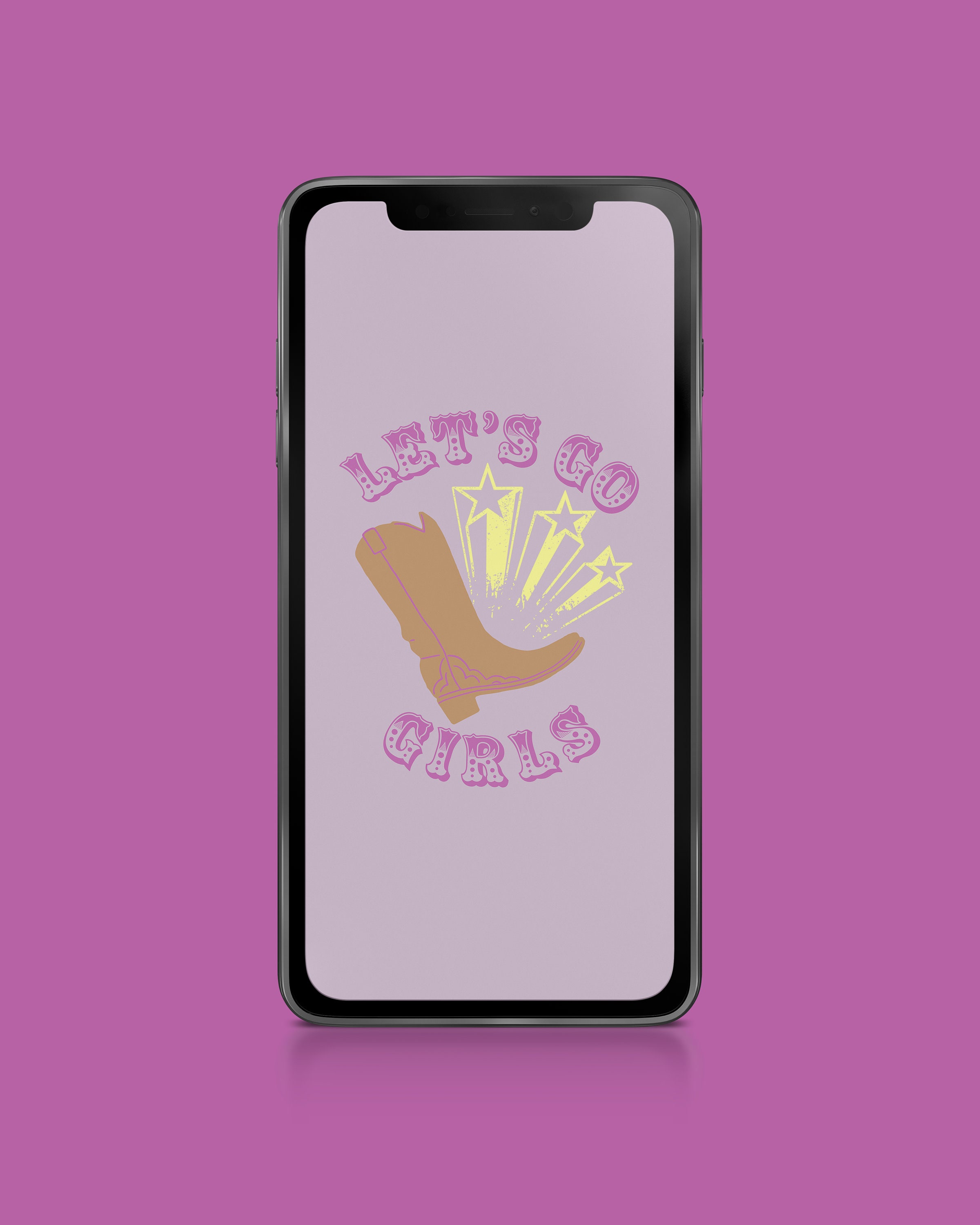 Let’s Go Girls iPhone Wallpaper - Etsy