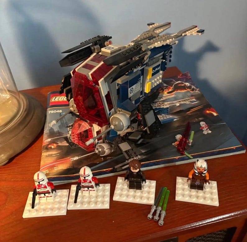 LEGO Star Wars Coruscant Police Gunship 75046 100% Complete With ...