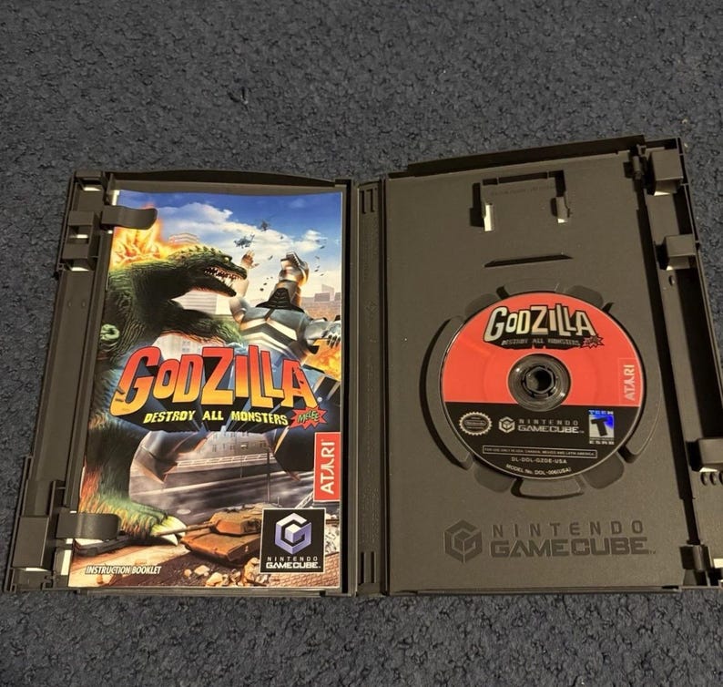 Godzilla Destroy All Monsters Melee (nintendo Gamecube, 2002) - CIB ...