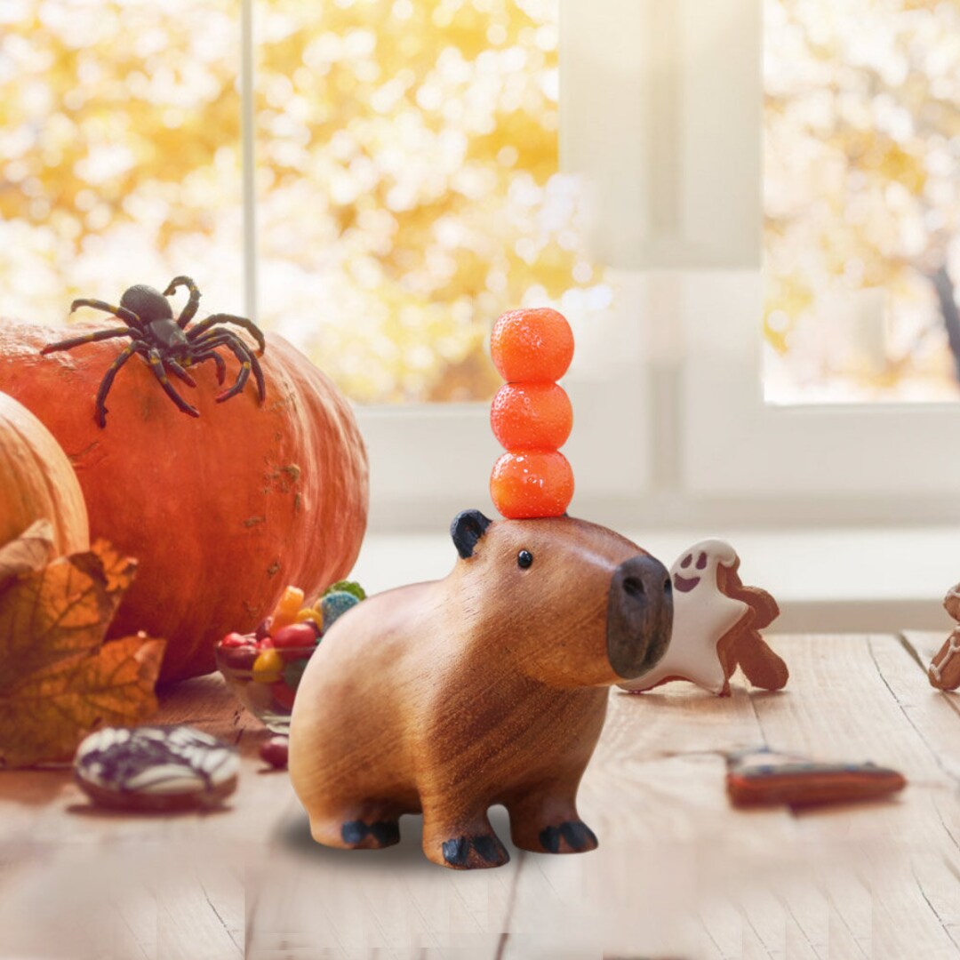 Cute Capybara Decorinclude 10 Little Itemsemotional Aniaml, Birthday ...