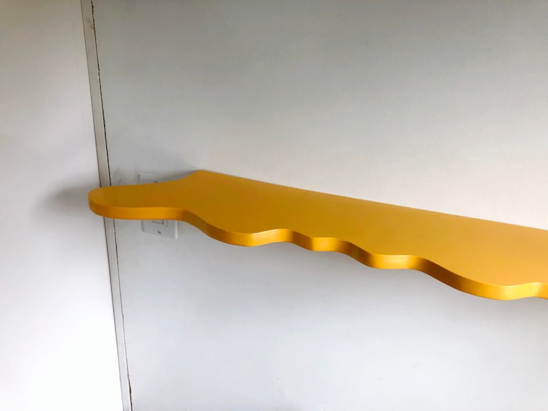 Wavy Shelf Big Squiggle Shelf Maximalist Funky Decor - Etsy