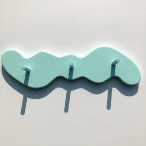Wavy Wall Hook | Squiggle Wall Rack | Towel Hook | Aesthetic Home Decor | Coat Hook | Wall Decor ...
