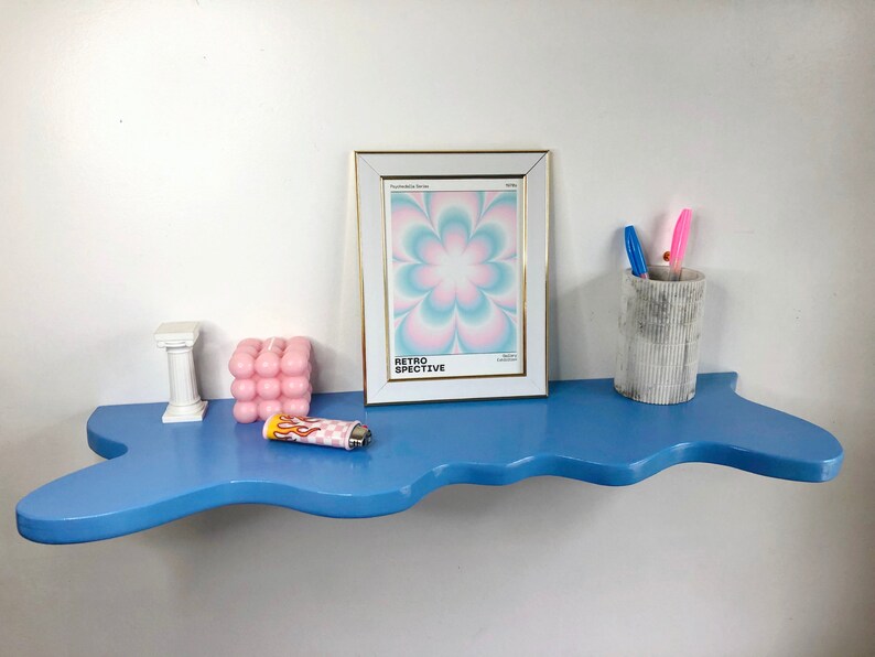 Wavy Shelf Squiggle Shelf Maximalist Funky Decor - Etsy Canada