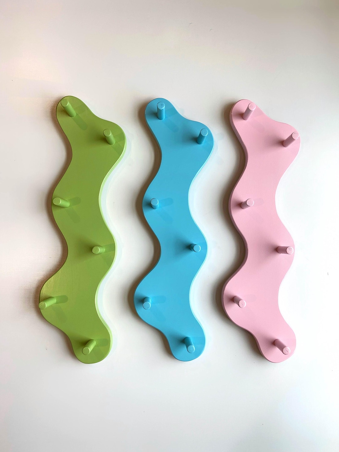Wavy Wall Hook | Squiggle Wall Rack | Towel Hook | Aesthetic Home Decor ...