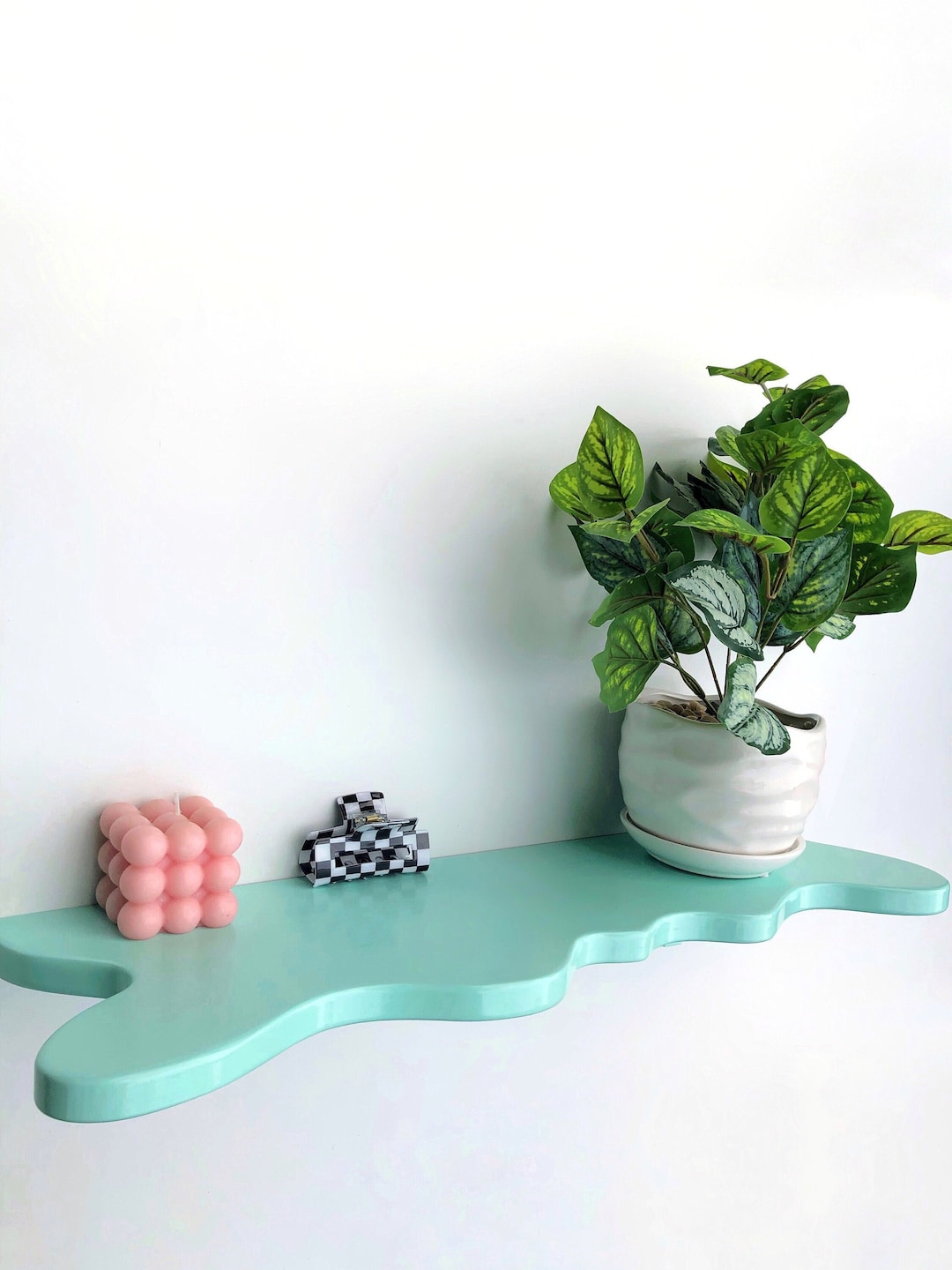 Wavy Shelf Squiggle Shelf Maximalist Funky Decor - Etsy