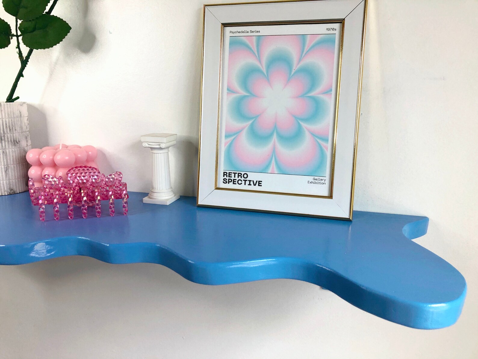 Wavy Shelf Squiggle Shelf Maximalist Funky Decor - Etsy
