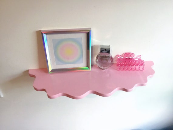 Wavy Shelf Squiggle Shelf Funky Decor Maximalist Pastel - Etsy