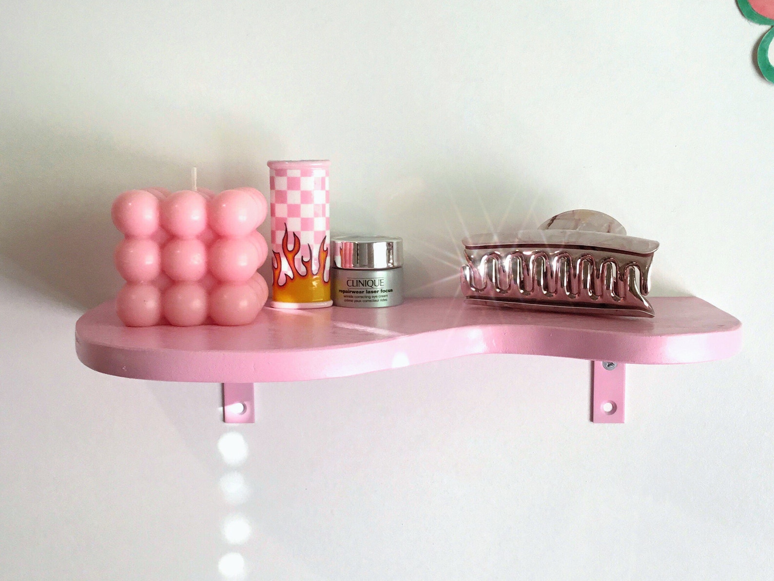 Wavy Shelf Squiggle Shelf Funky Decor Pastel Shelves - Etsy