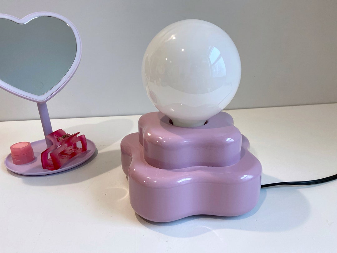 Wavy Lamp Flower Lamp Crystal Ball Lamp Aesthetic Home Decor Maximalist ...